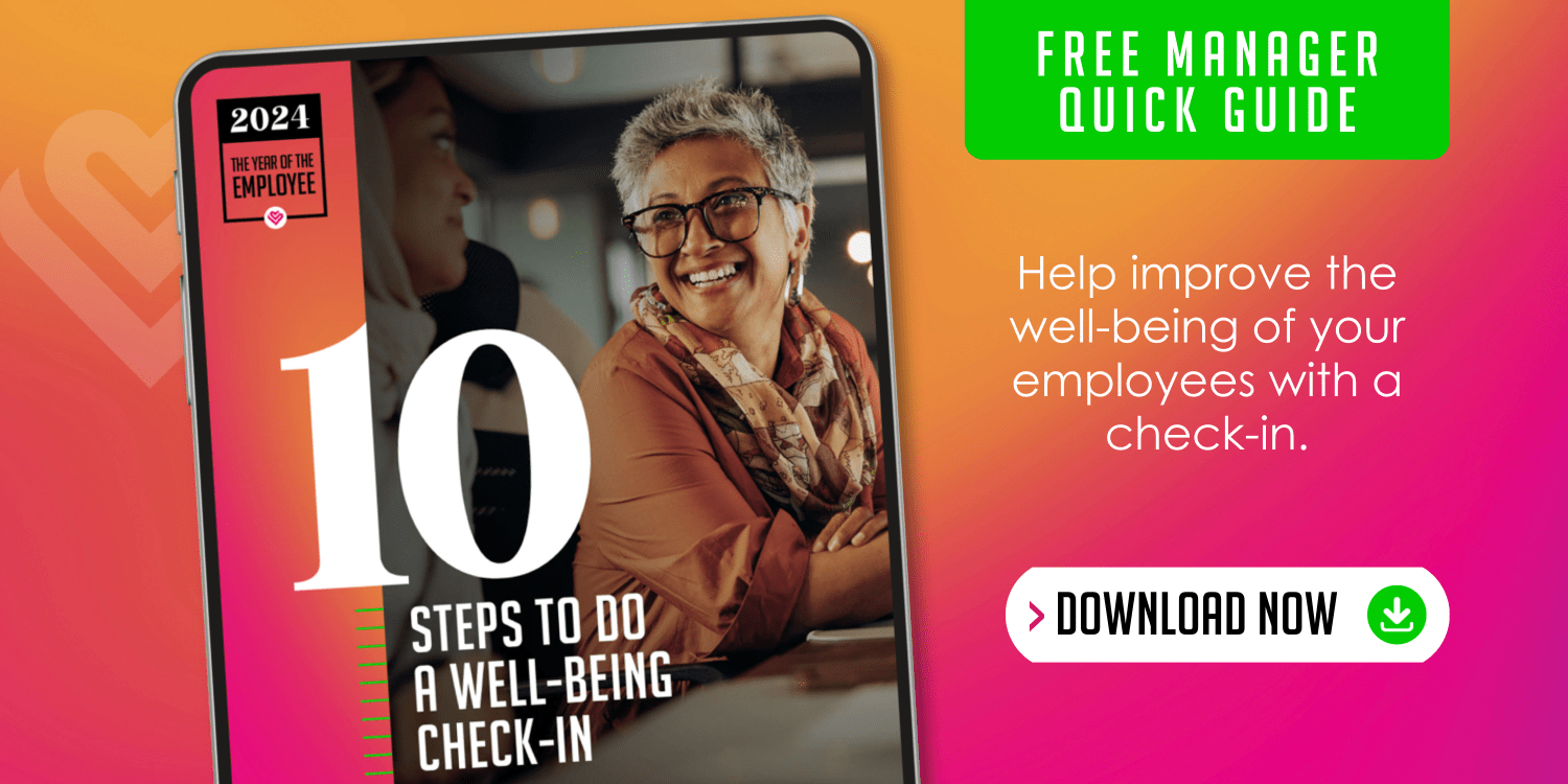 Free Manager Guide 10 Steps To Do An Employee Well Being Check In
